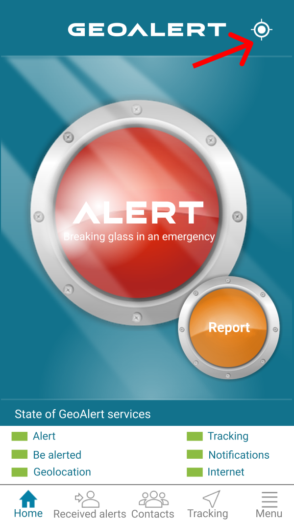 Online help | GeoAlert